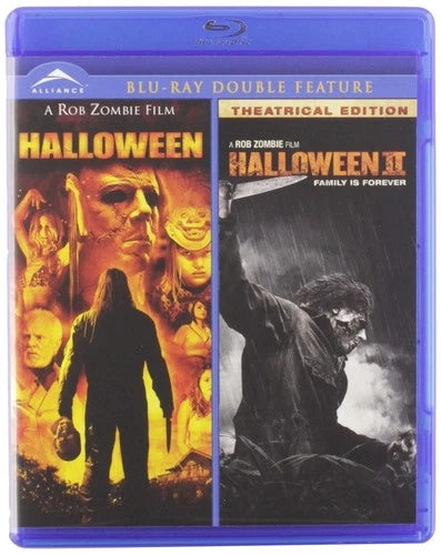 Halloween / Halloween II (Blu-ray, Rob Zombie Double Feature, Theatric ...